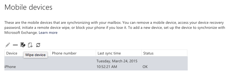 How to Remotely Wipe Your Mobile Device with Office 365 | support.cc.gatech.edu